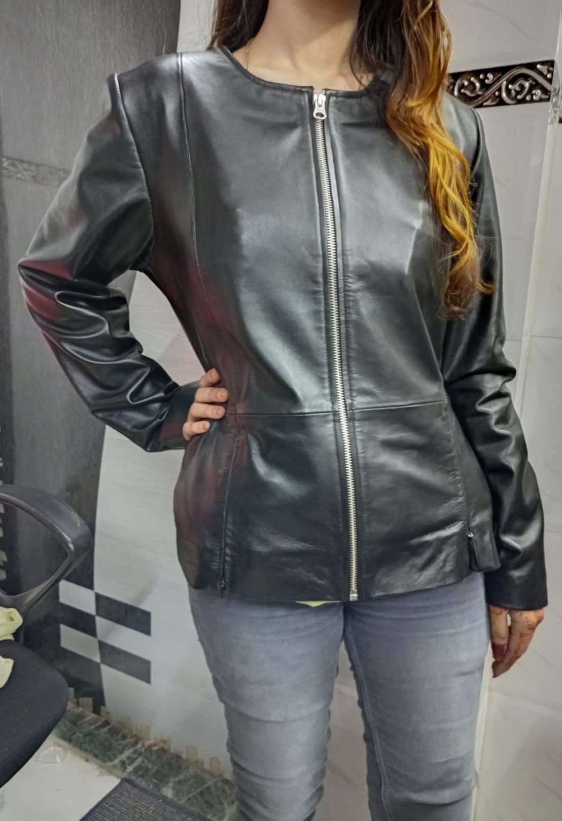 Women's BLACK Jacket western Club Wear Jacket stylish - Etsy