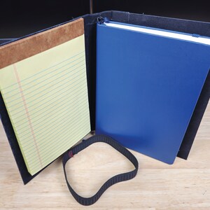 A5 Carbon Fiber Notebook Cover With Pockets, Refillable Journal Cover ...