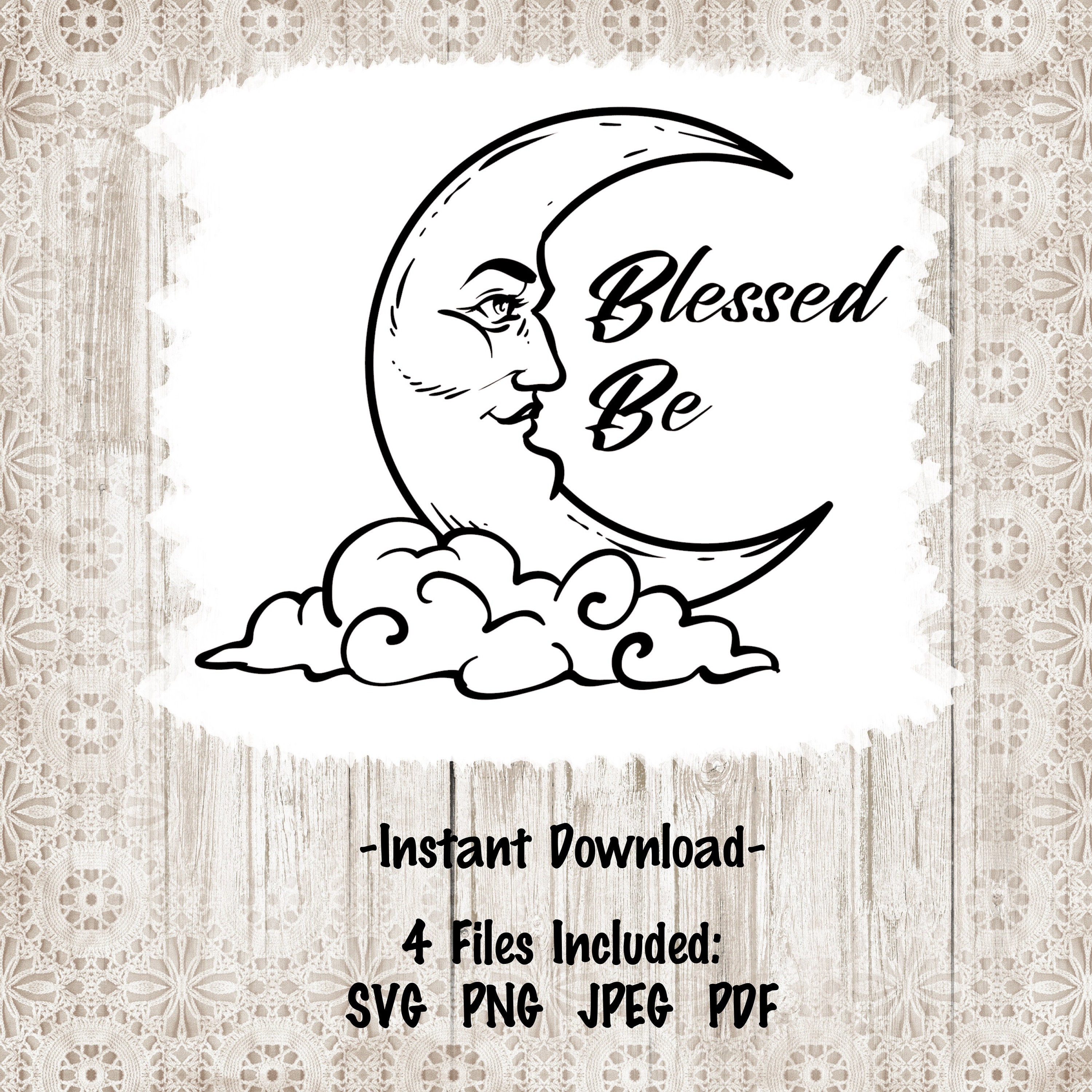 Blessed Be SVG *DIGITAL DOWNLOAD* - Etsy