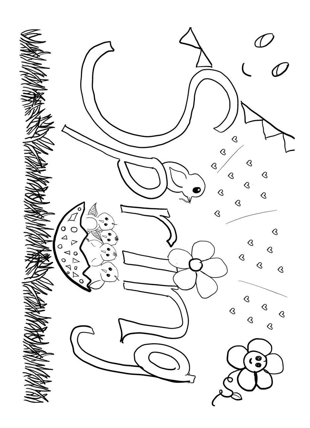 SPRING - Coloring Printable! - Etsy