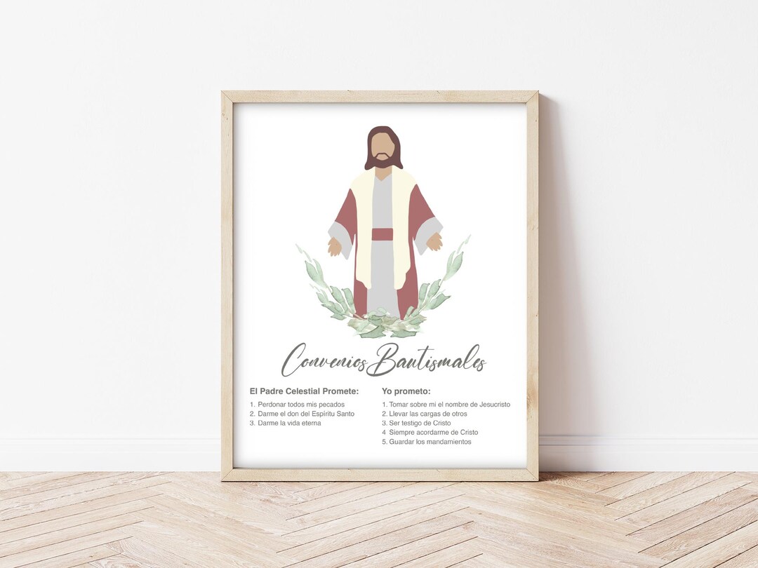 LDS Spanish Baptism Poster, LDS Primary, LDS Printable, Handout ...