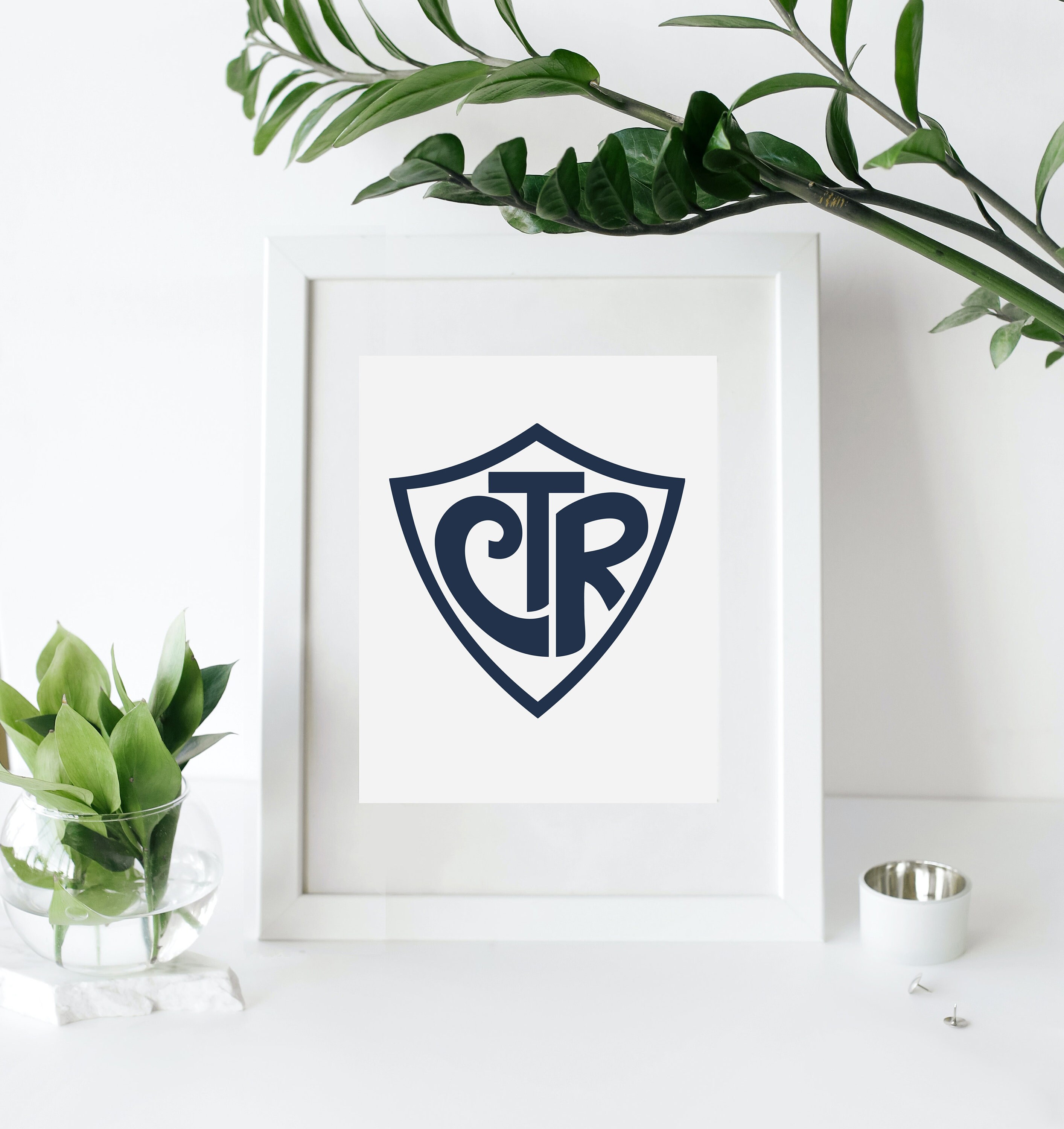 LDS Baptism Display, CTR Printable, LDS Missionary Art, Lds Baptism ...