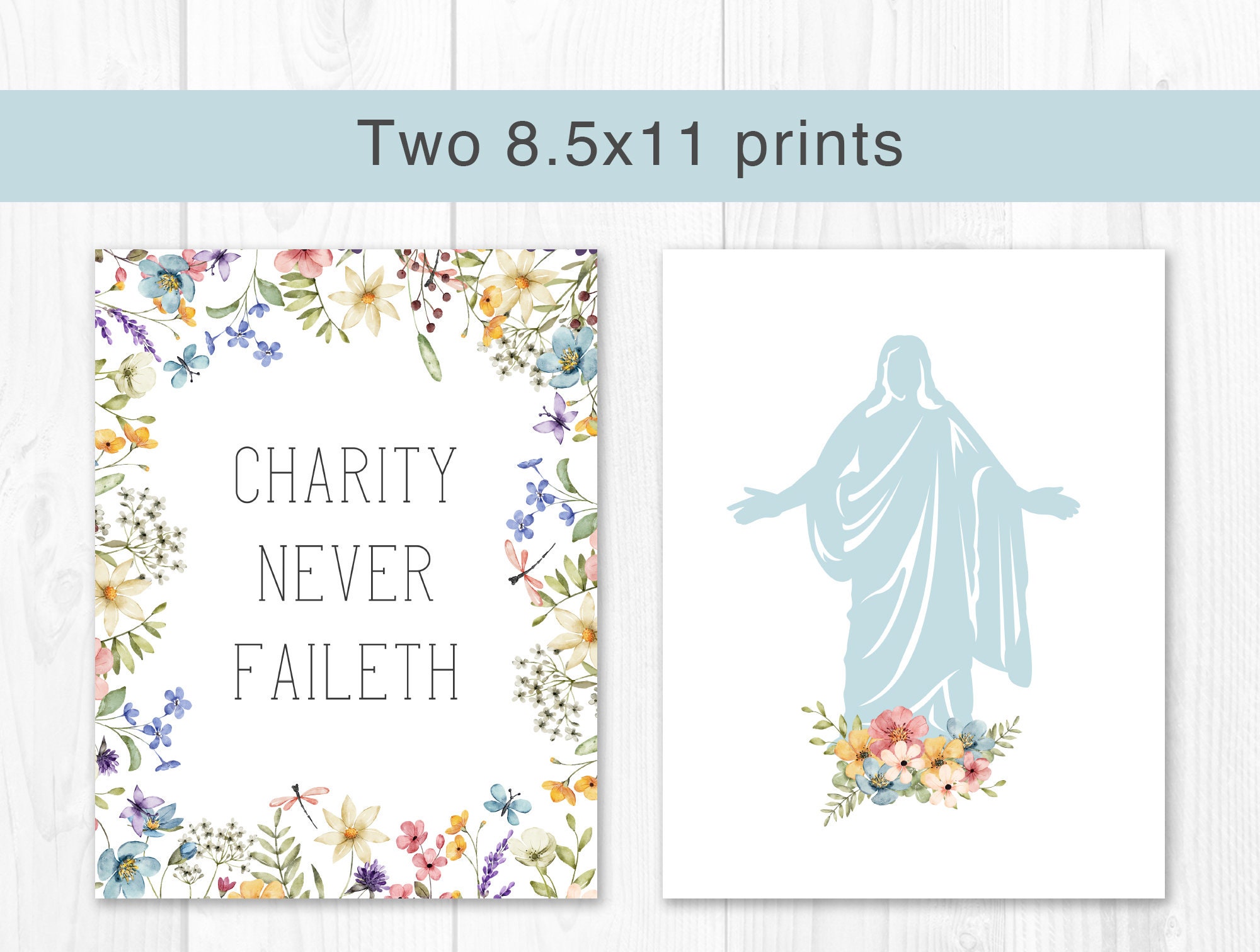 LDS Relief Society Bulletin Board, Ministering Notes, Wildflowers ...