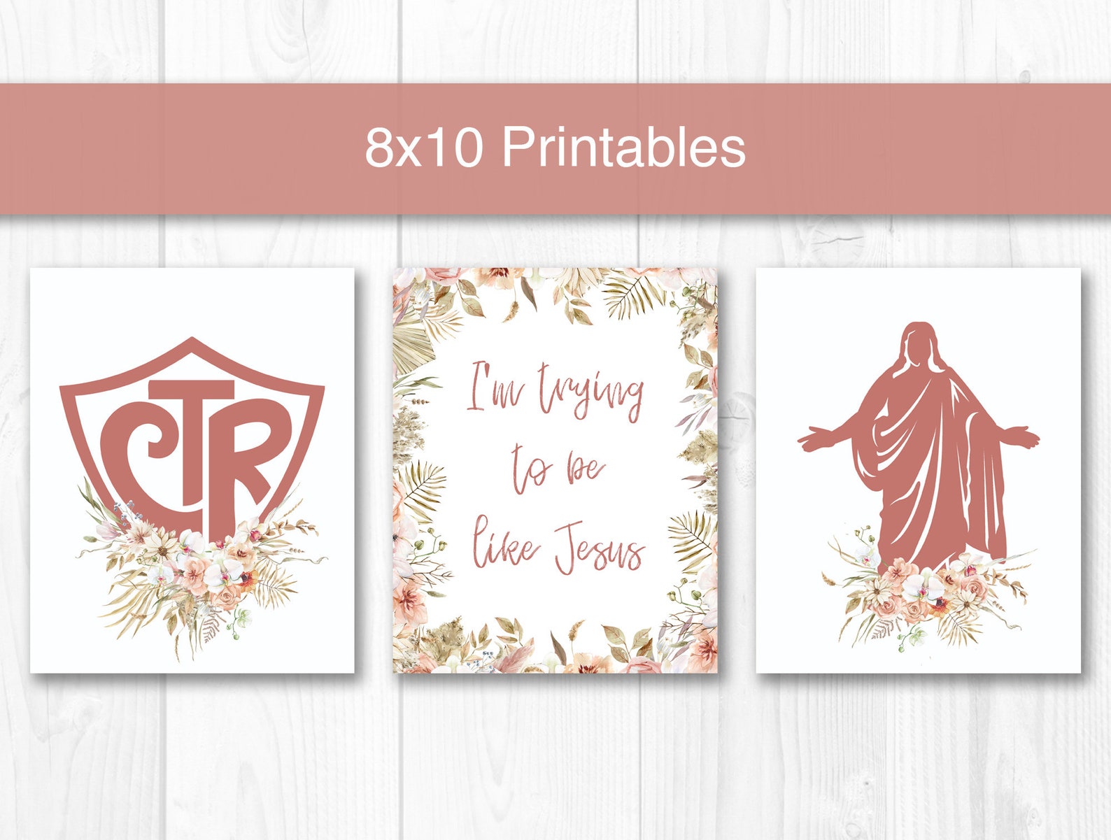 LDS Baptism CTR Printable LDS Missionary Art Lds Baptism - Etsy