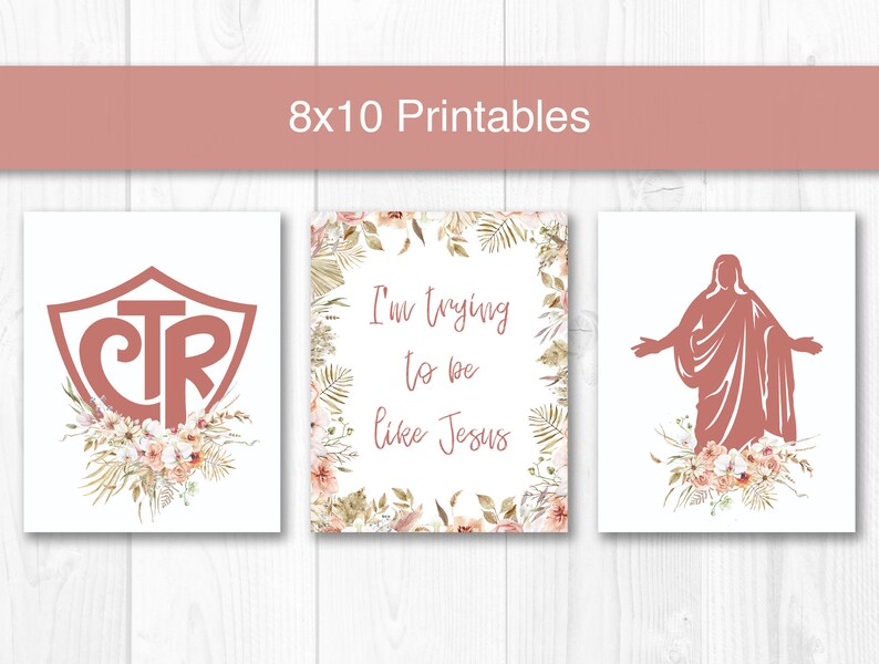 LDS Baptism CTR Printable LDS Missionary Art Lds Baptism - Etsy