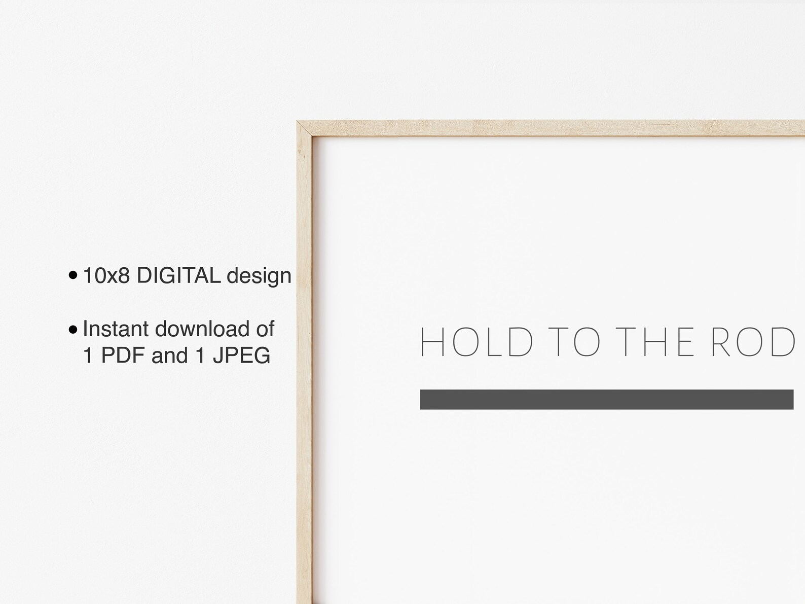 Hold to the Rod, LDS Baptism Gift, Baptism Display, Lds Primary ...