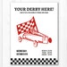Pinewood Race Flyer, Derby Invitations, Printable, Editable, Download ...