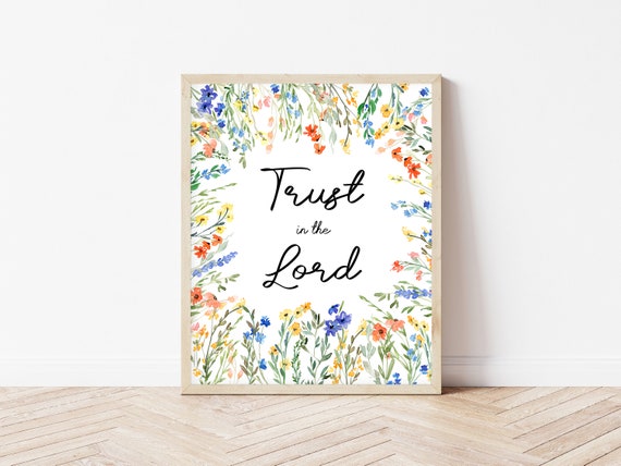 Trust in the Lord Printable Trust in the Lord 2022 LDS Youth - Etsy