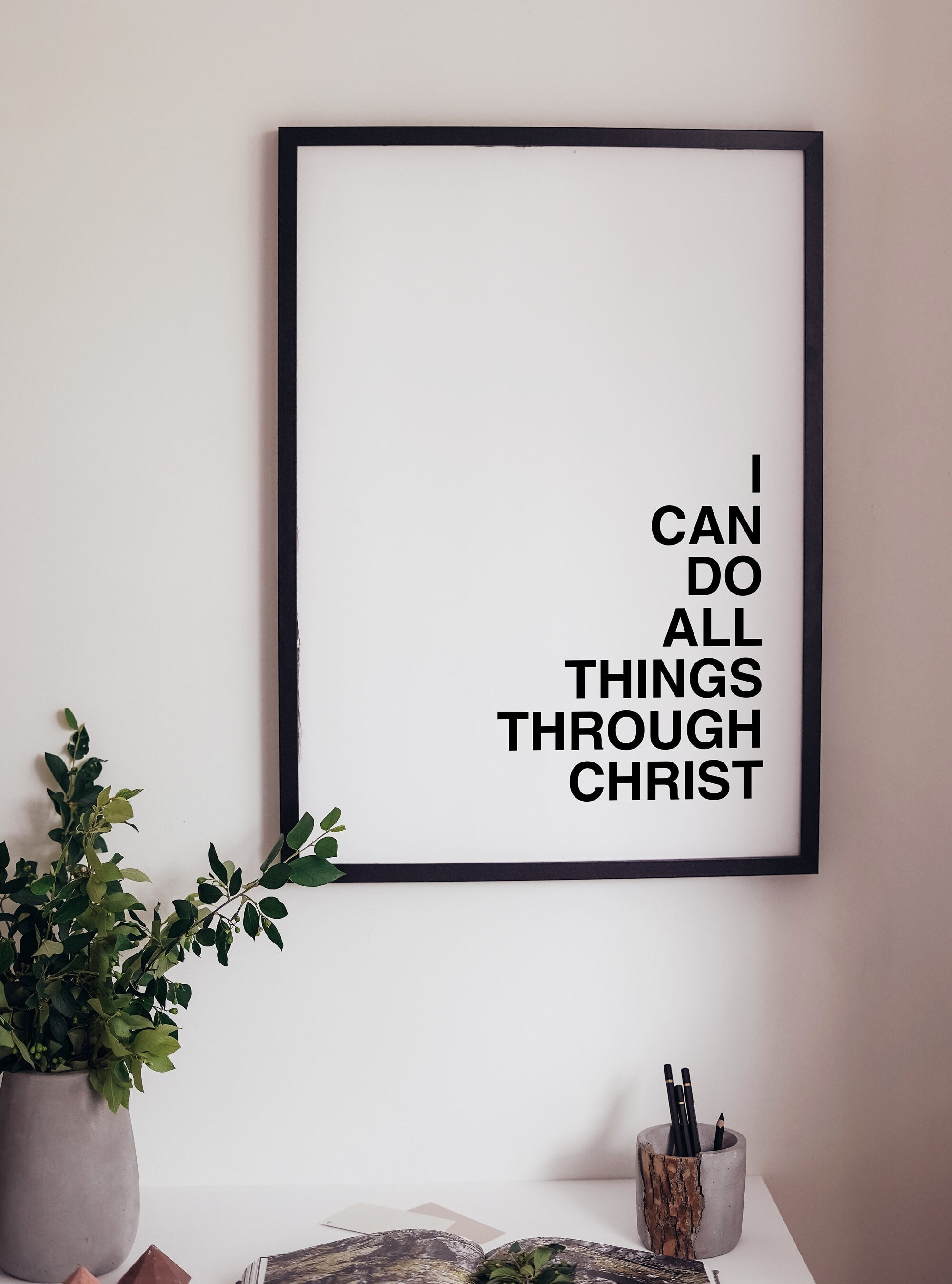 I Can Do All Things Through Christ, LDS Art, LDS Wall Décor, LDS ...