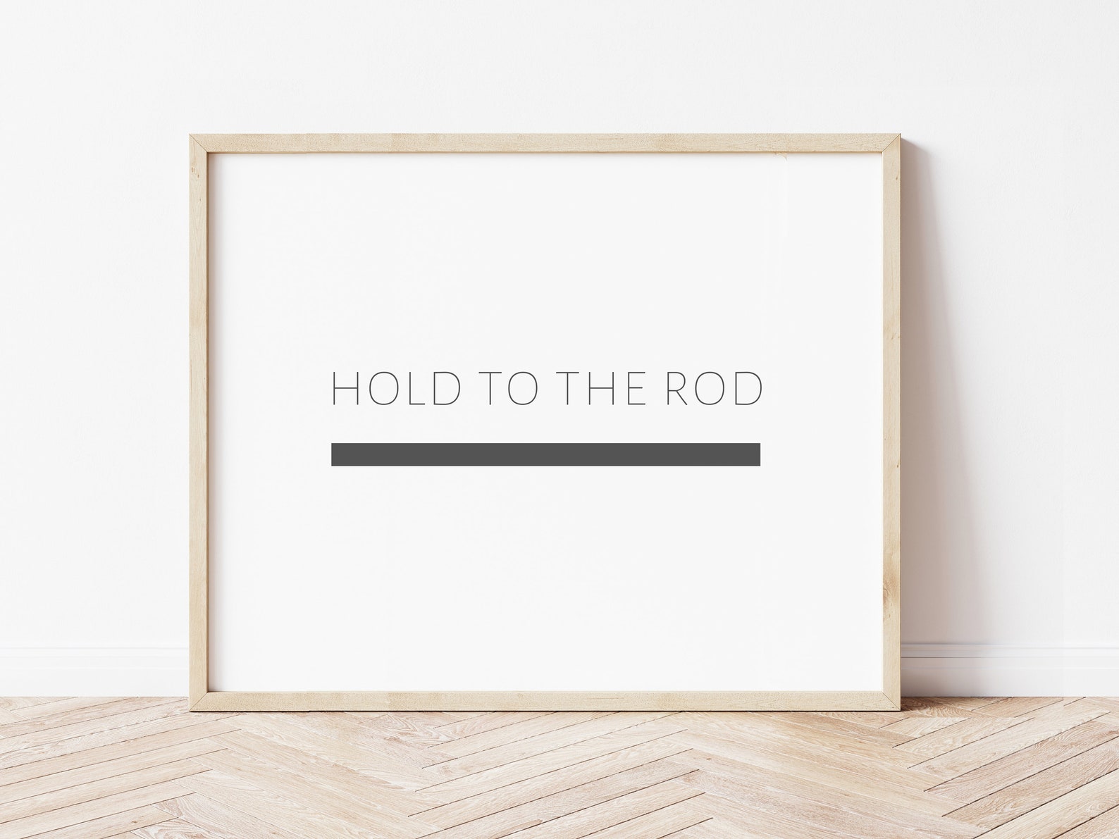 Hold to the Rod, LDS Baptism Gift, Baptism Display, Lds Primary ...