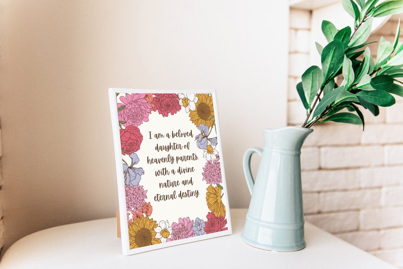 LDS Young Women Theme, LDS Youth Poster, Ldsart, Lds Printable, Lds ...