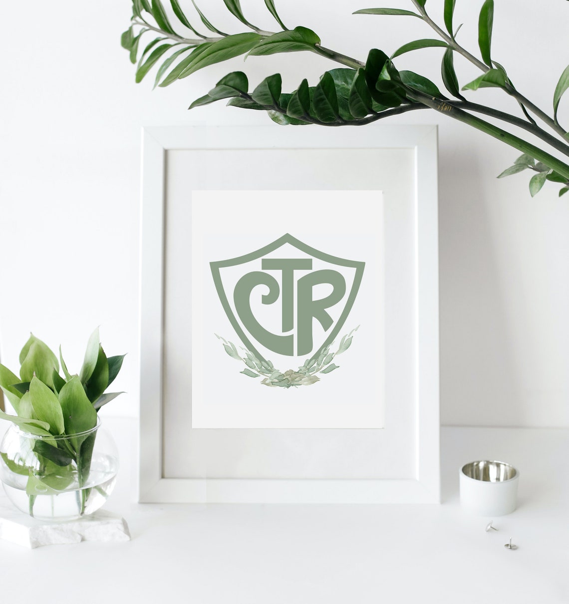 LDS Baptism, CTR Printable, LDS Missionary Art, Lds Baptism Display ...