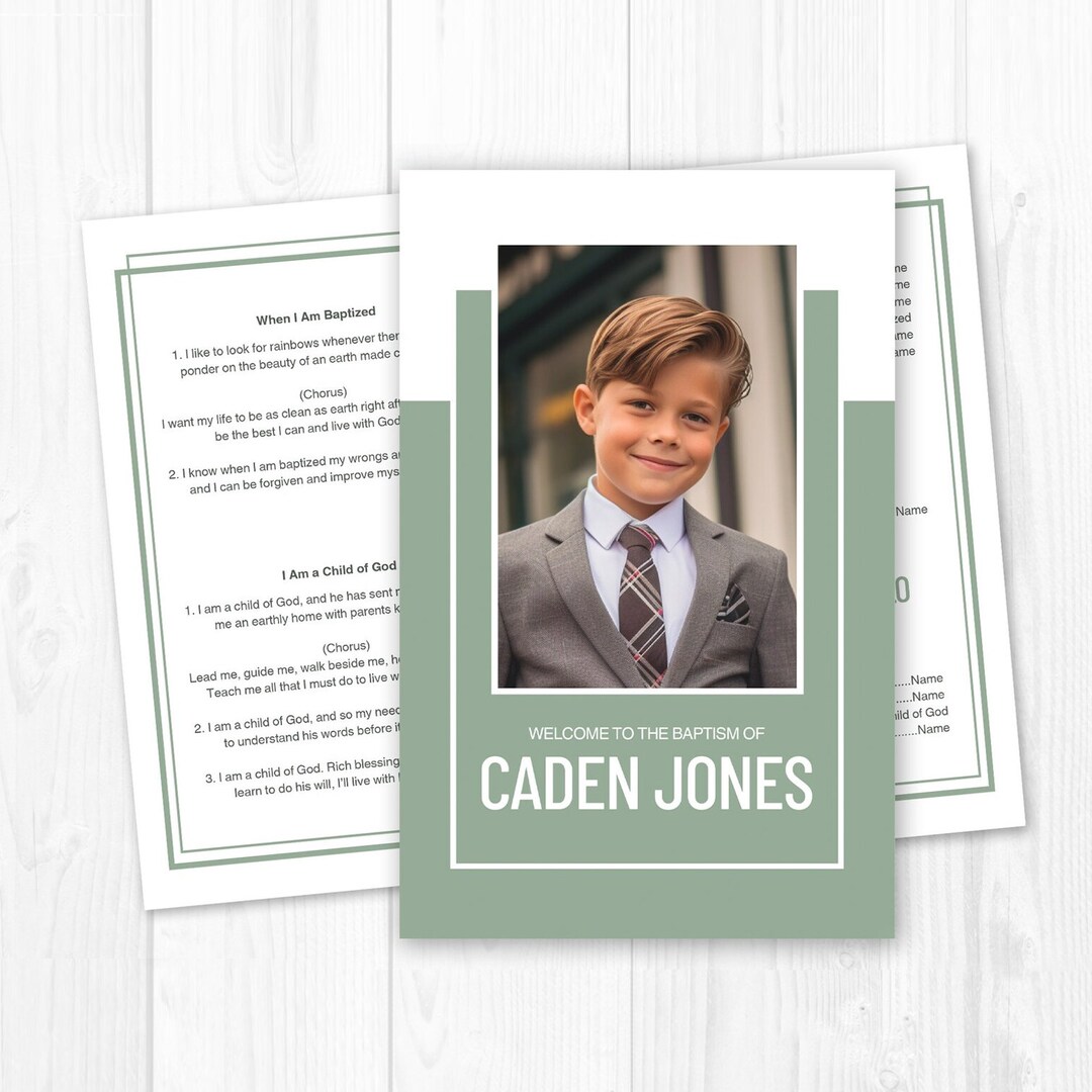 LDS Baptism, LDS Baptism Program, Baptism Program LDS, Lds Baptism ...