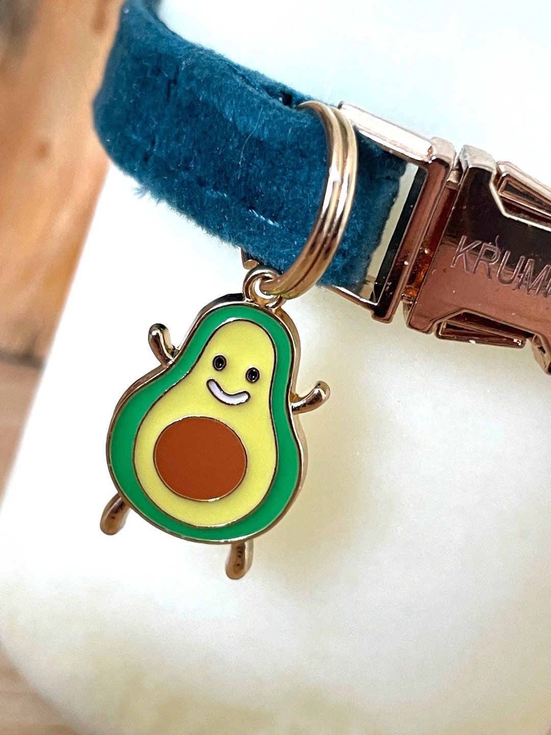 Avocado Pet Collar Nametag Charms Cat Kitten Puppy Small Dog - Etsy
