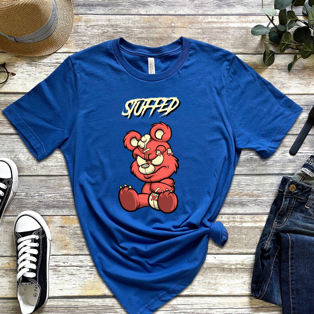 Stuffed Teddy Bear Shit Exploding Stuffing Teddy Bear T-shirt Puns Gift ...