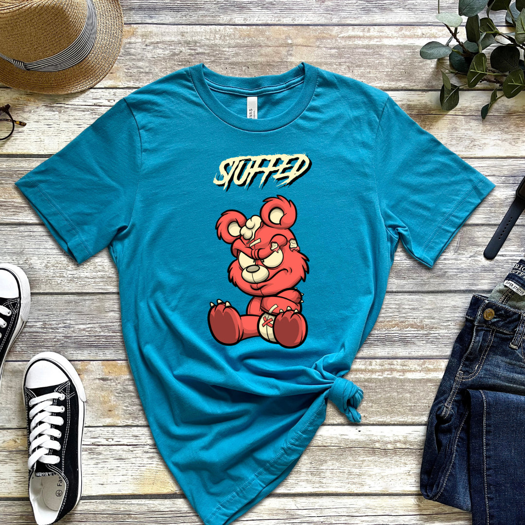 Stuffed Teddy Bear Shit Exploding Stuffing Teddy Bear T-shirt Puns Gift ...