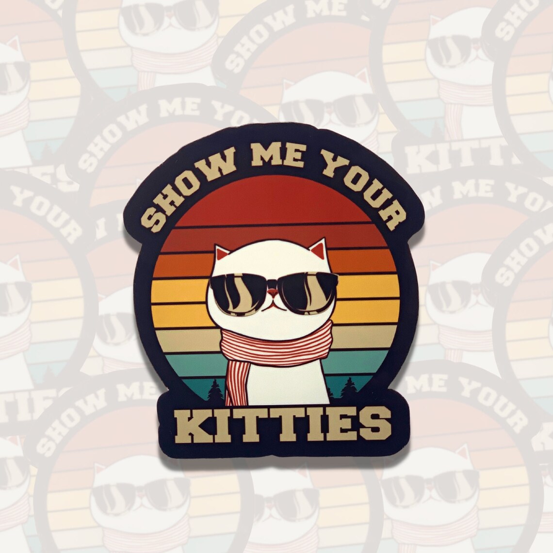 Show Me Your Kitties Funny Cat Sticker Waterproof - Etsy