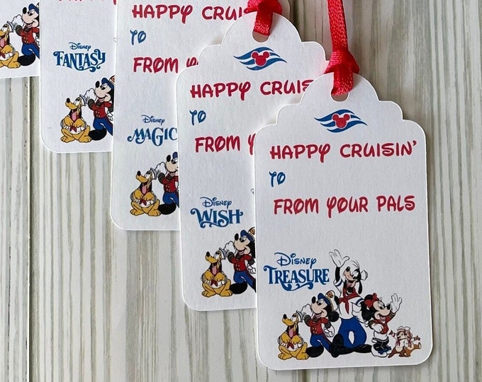 Disney Cruise Ship Gift Tag, Fe Gift Tag, Cabin Gift Tag Set of 9 - Etsy