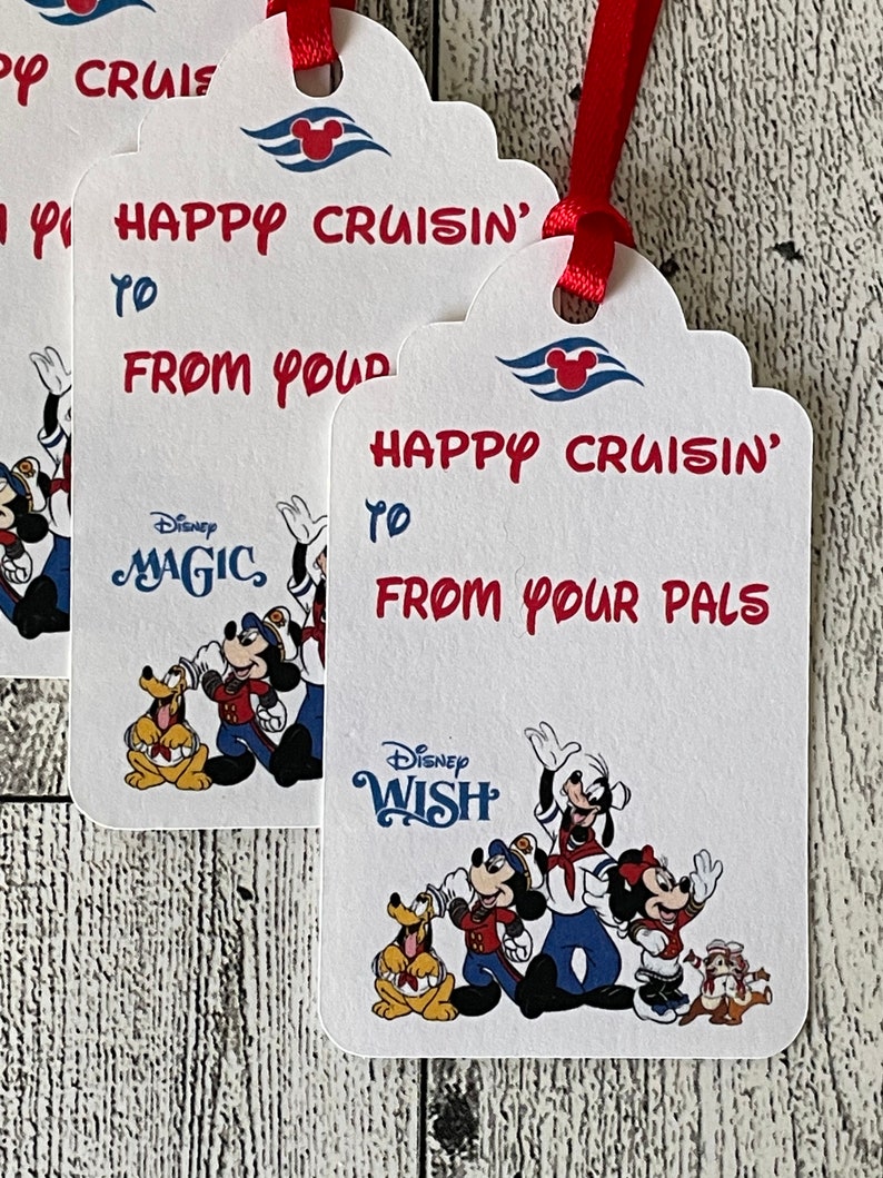 Disney Cruise Ship Gift Tag Fe Gift Tag Cabin Gift Tag Set - Etsy