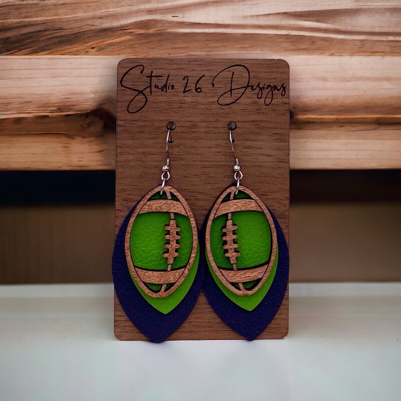 Seahawk Earrings - Etsy