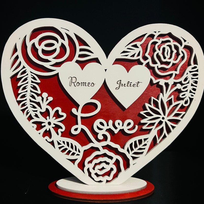 Standing Heart - Etsy