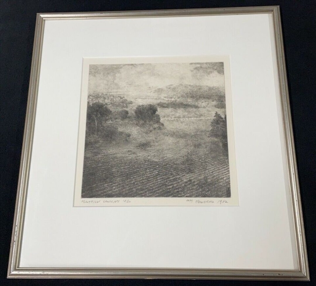 Tom Edwards, “flinthills Landscape,” Etching (18/60), 1982 - Etsy