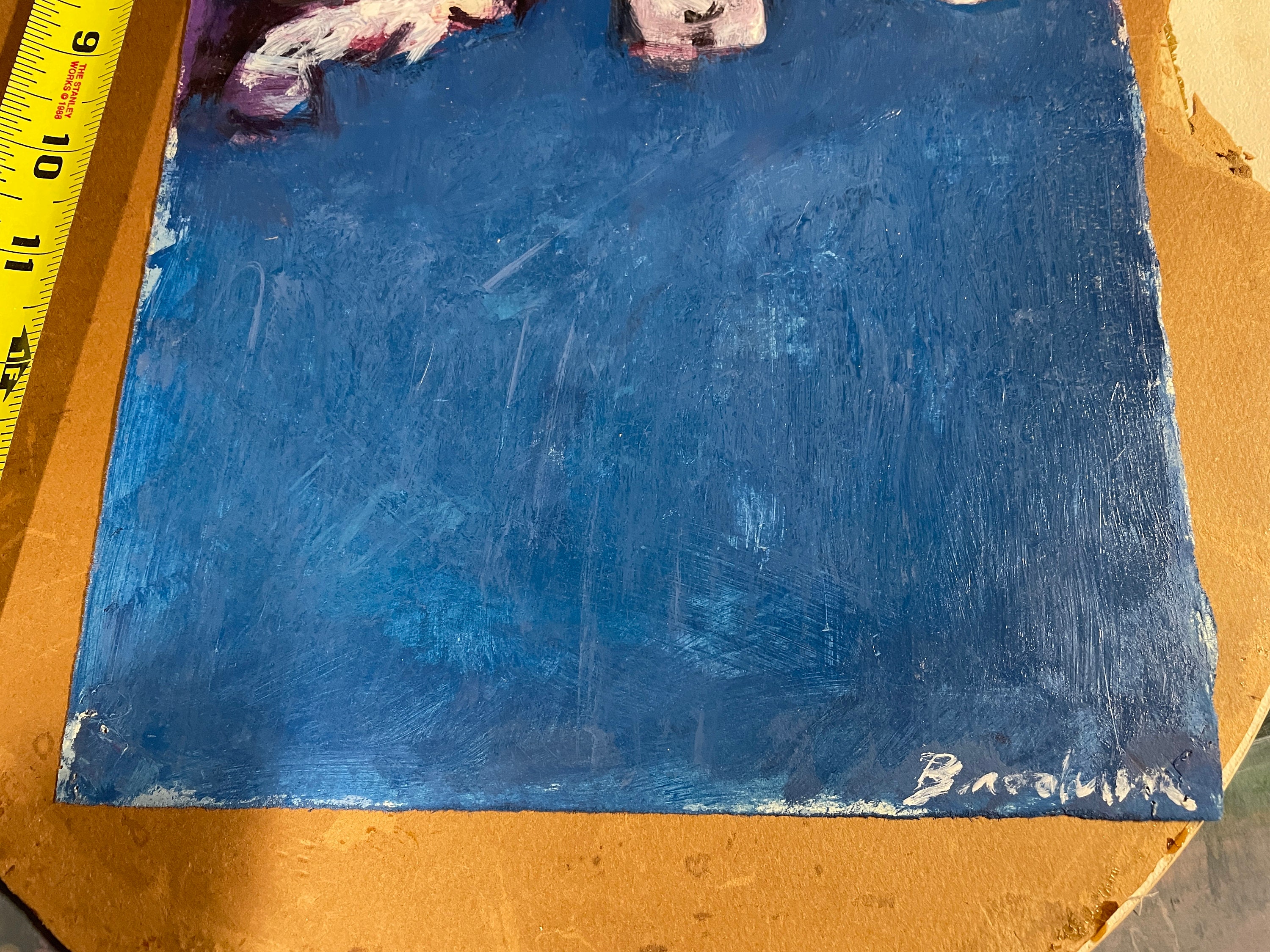 Broderson water Figures Original Painting on Paper Circa 1970. 11 1/2 X ...