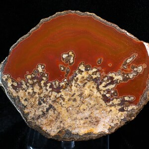 Mud-splash in Fighting Blood Warring States Agate, Hebei, Province ...