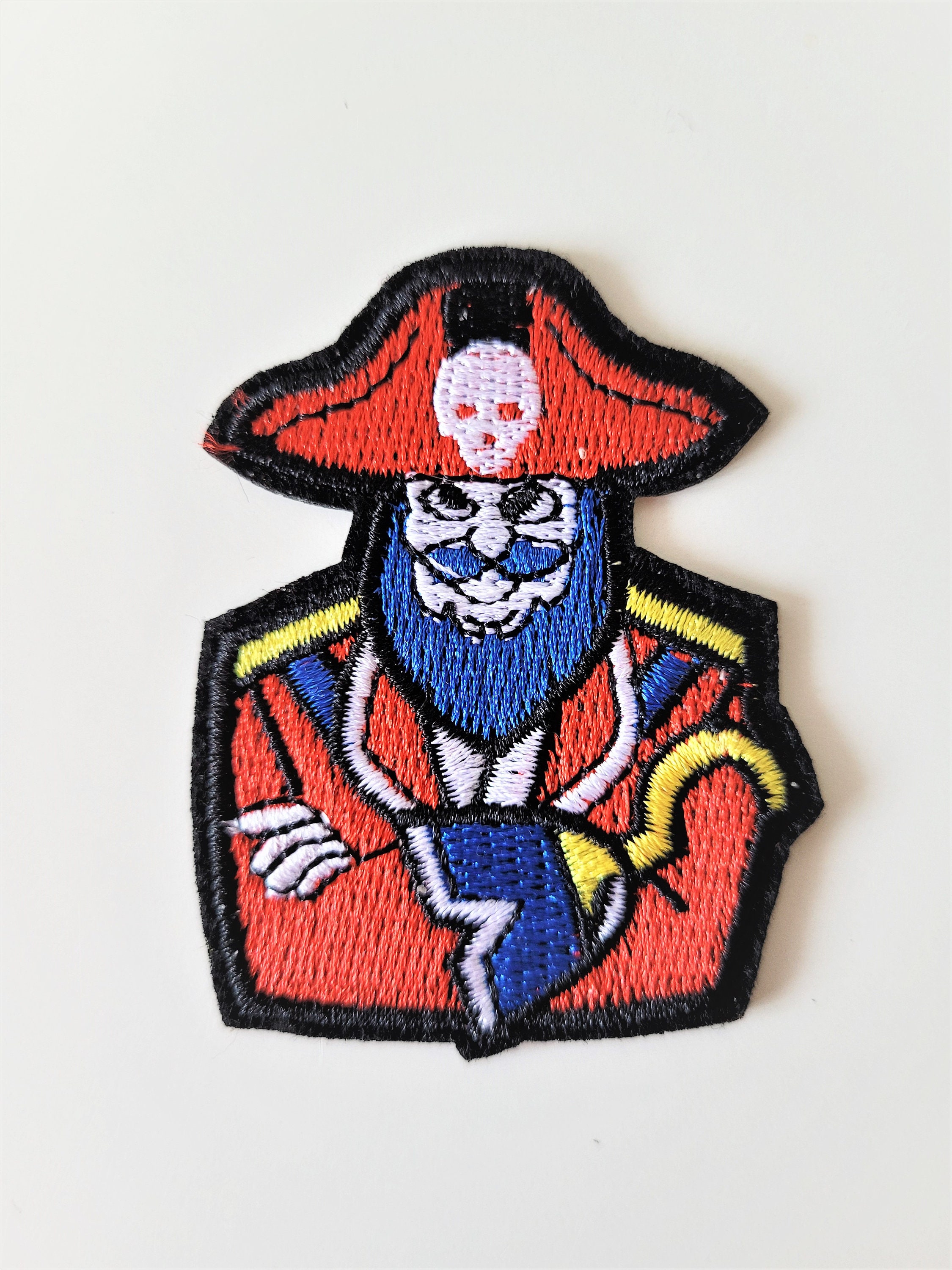 Iron-on Embroidered Patch, Pirate Pattern, Corsair, 4 Models - Etsy
