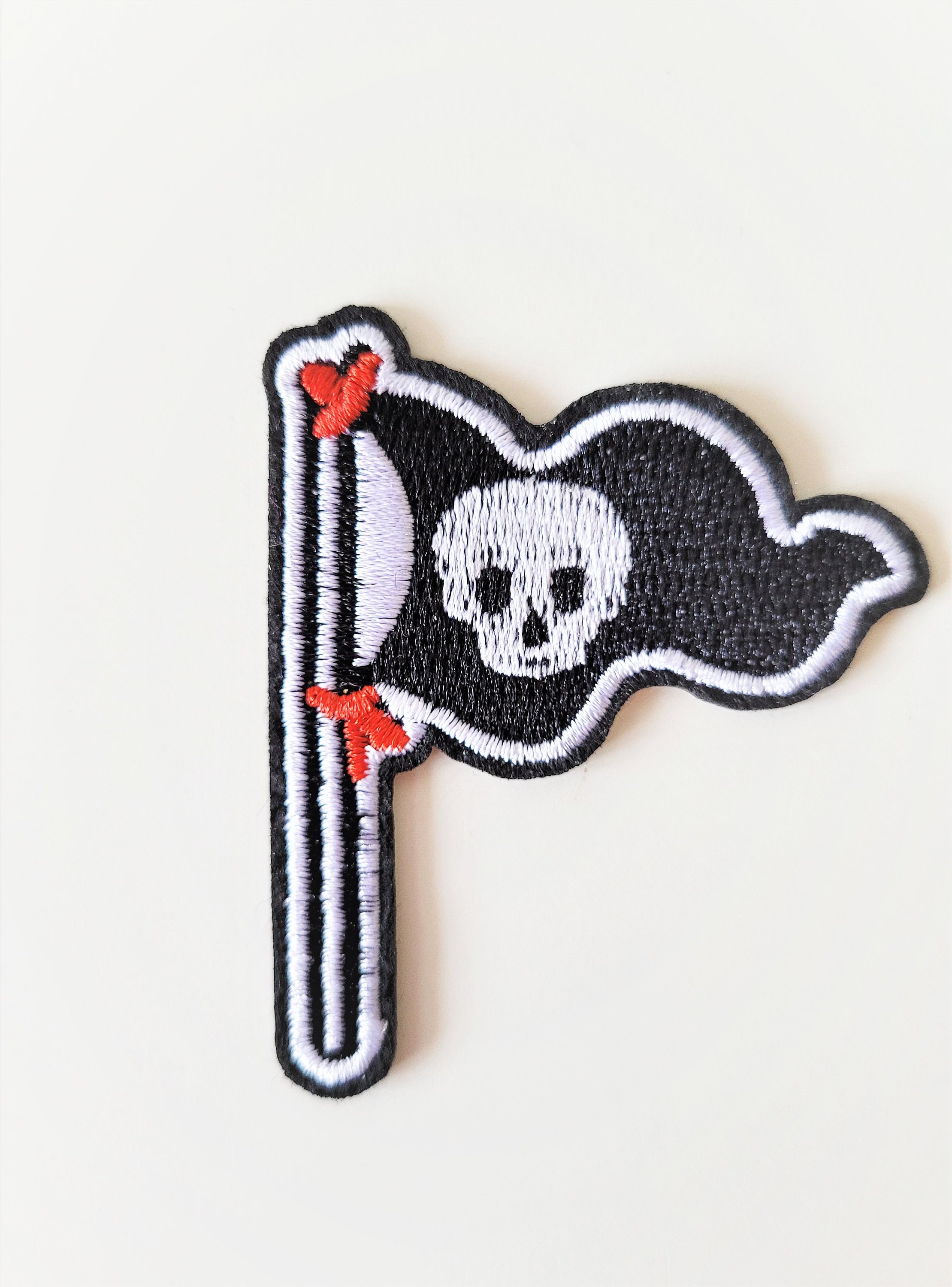 Iron-on Embroidered Patch, Pirate Pattern, Corsair, 4 Models - Etsy