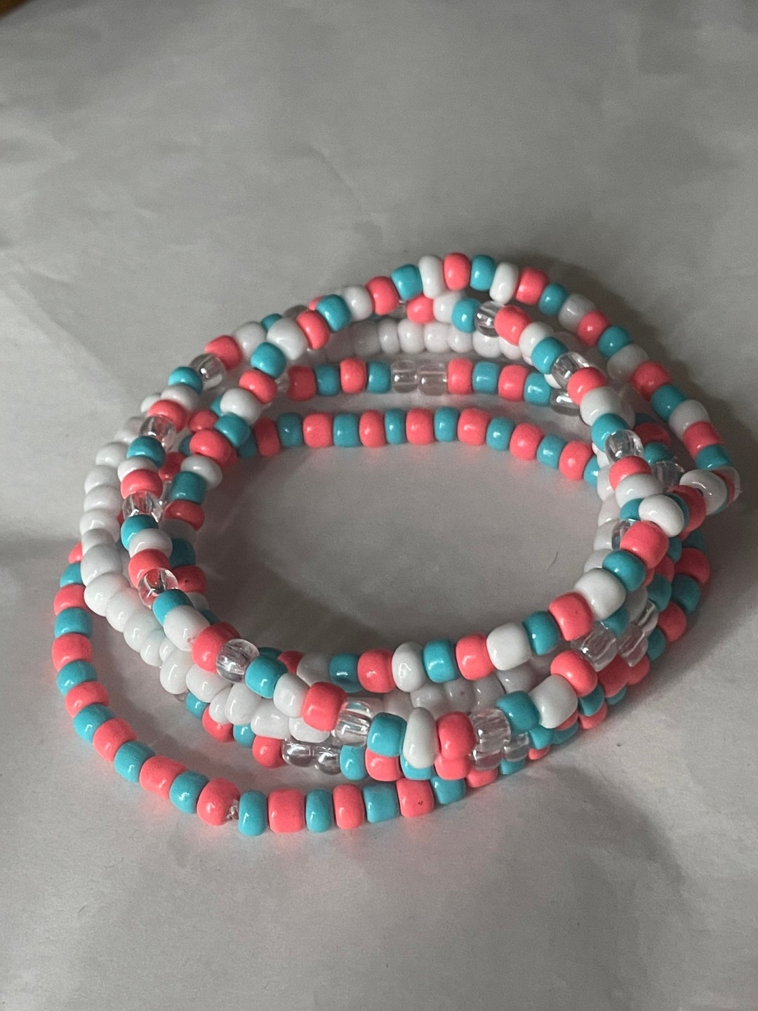 Beaded Bracelet - Set of 5 - Etsy