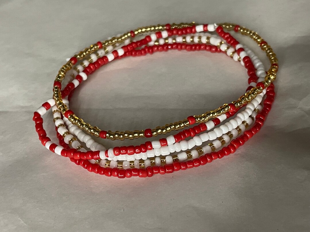 Stackable Beaded Bracelets - Set of 5 - Etsy