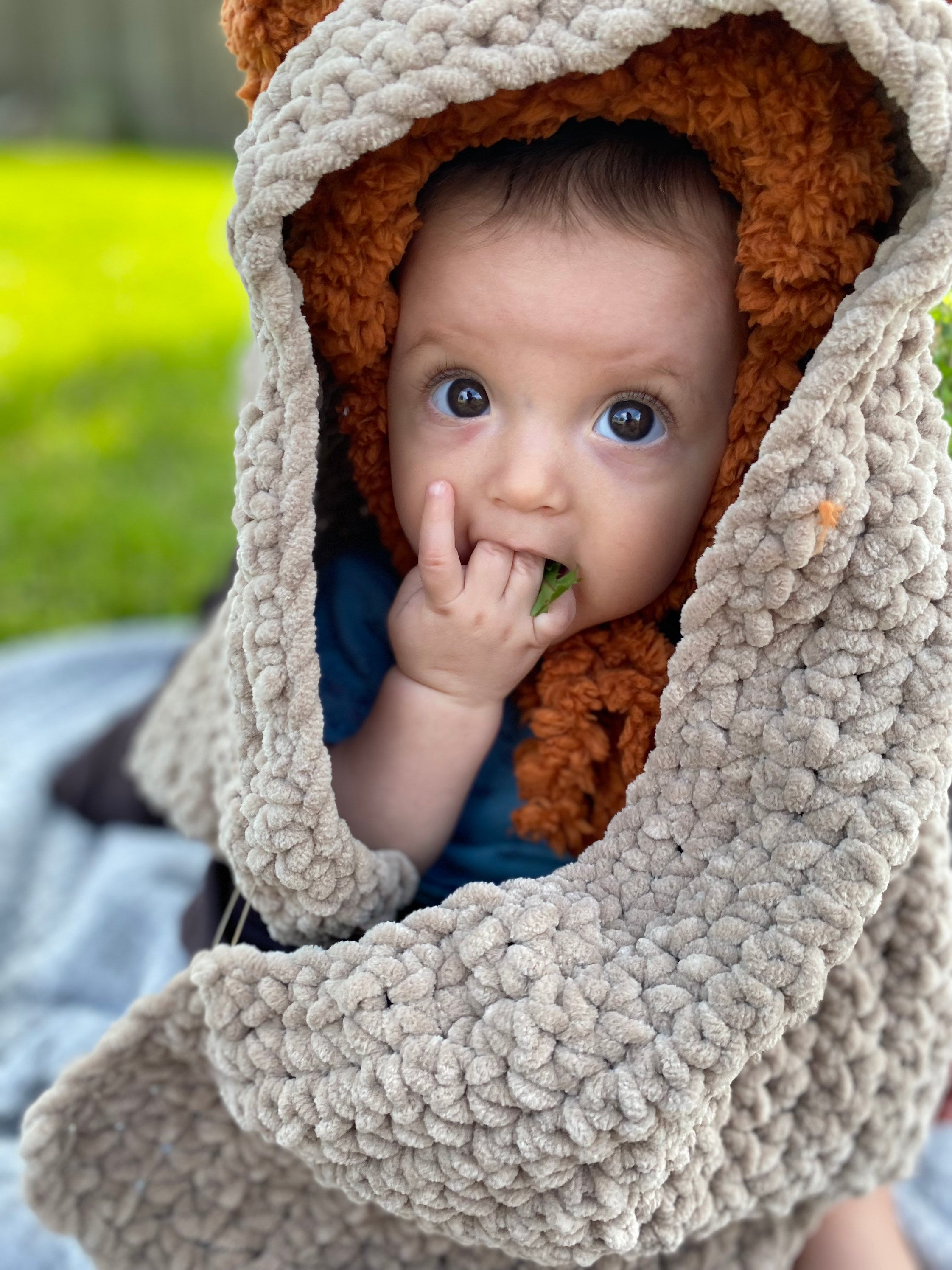 Baby/adult Ewok Head Wrap Costume - Etsy