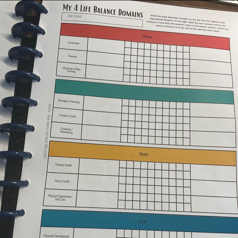 4 Life Domain Printable - Etsy