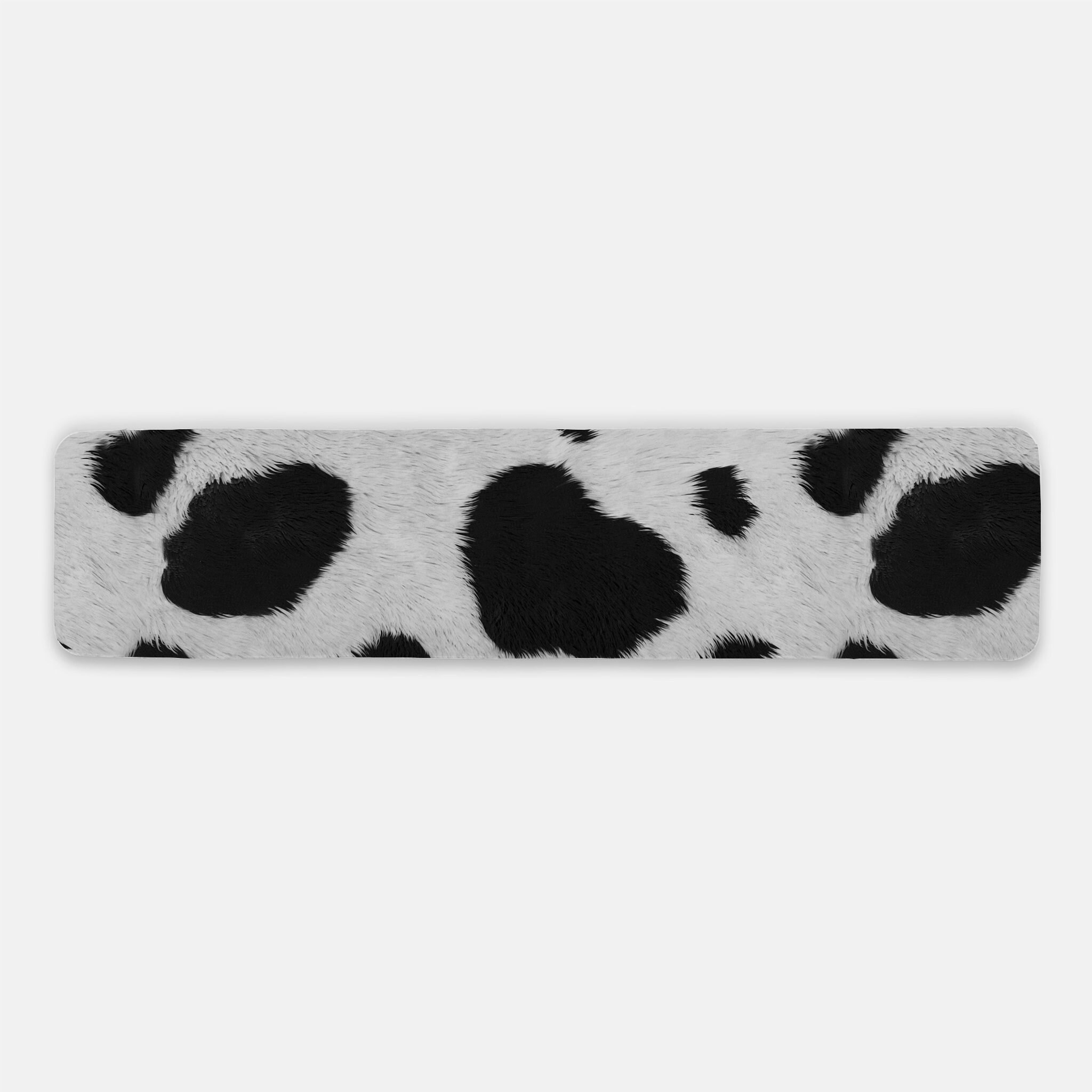 Cow Print Keyboard Wrist Pad, Black and White Wrist Rest, Modern ...
