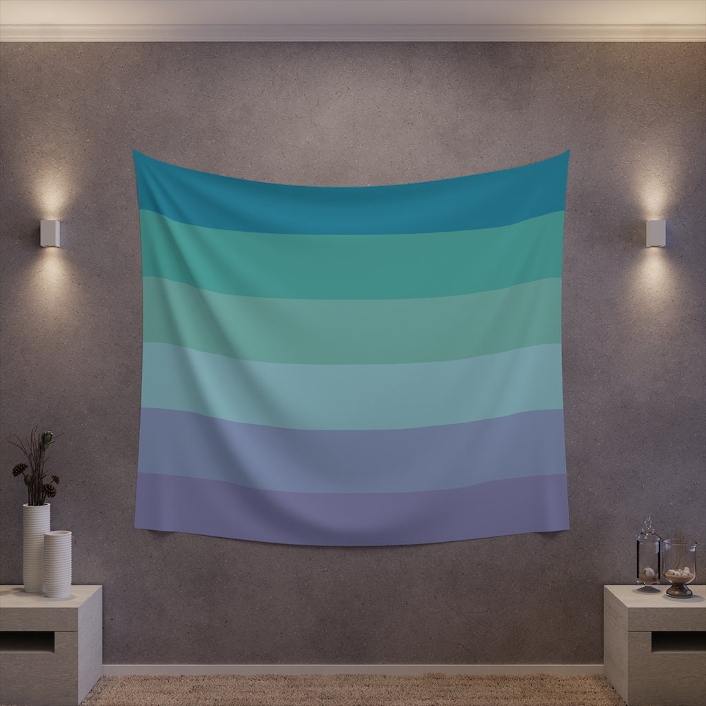 Neptunic Pride Flag, Nomascsexual Wall Banner, Pride Wall Decor for Non ...