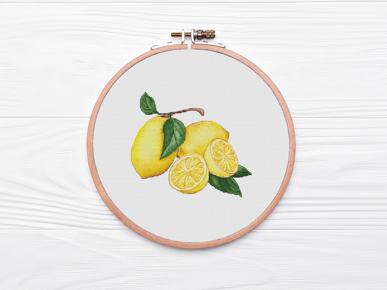 Lemons Cross Stitch Pattern PDF, Lemon Embroidery, Instant Download ...