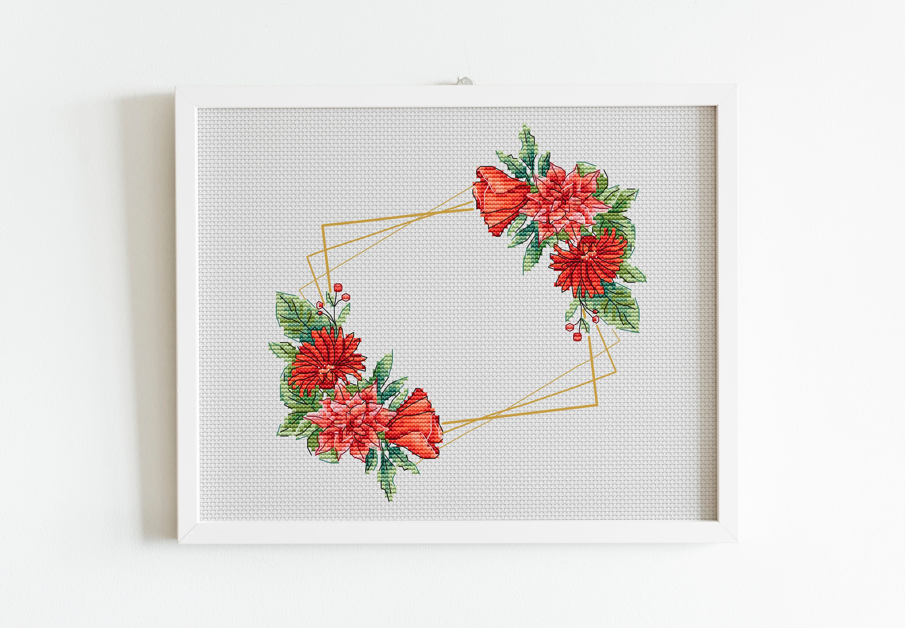 Frame Cross Stitch Pattern PDF Border Cross Stitch PDF - Etsy