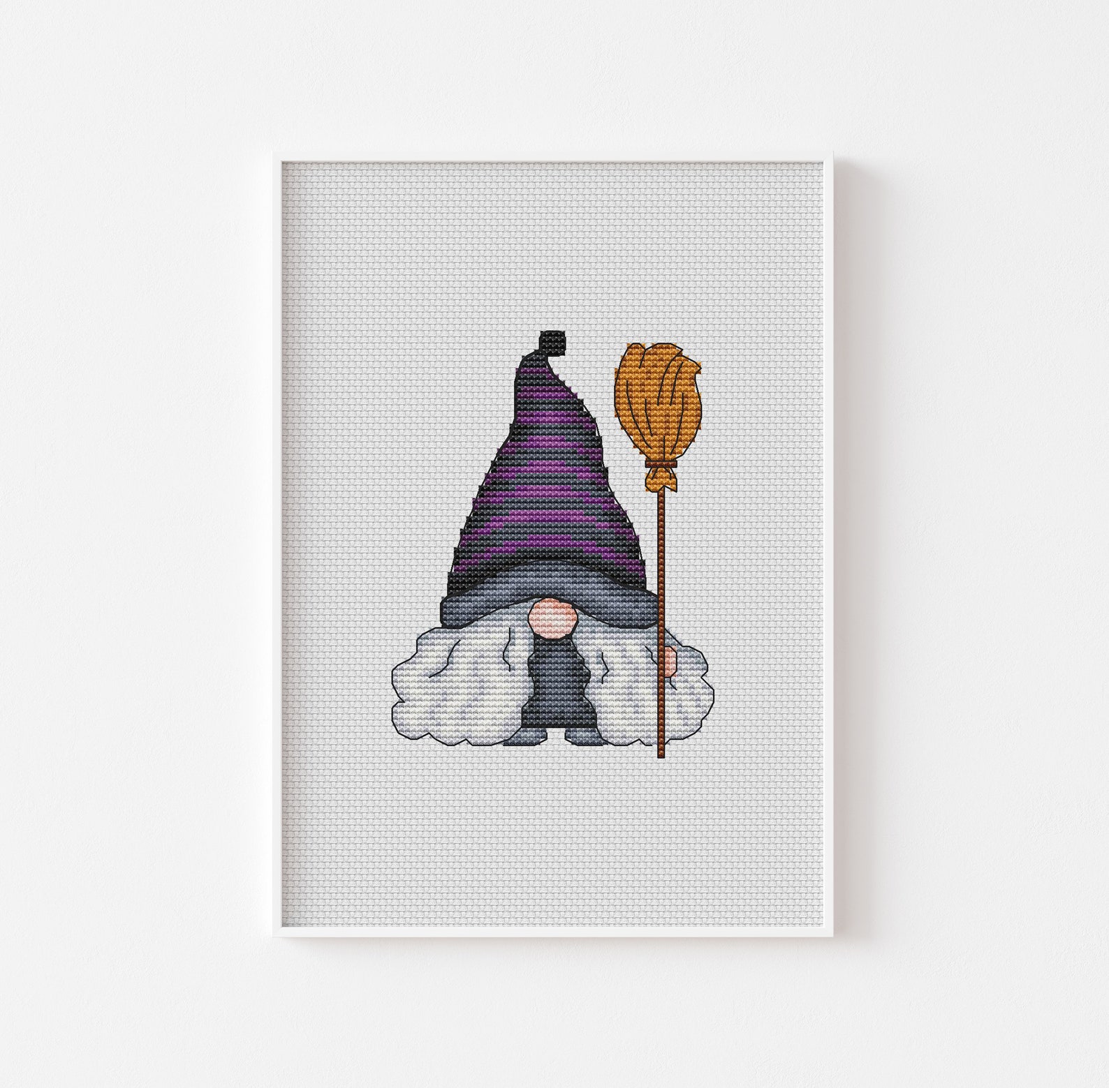 Halloween Gnome Cross Stitch Pattern PDF Instant Download - Etsy