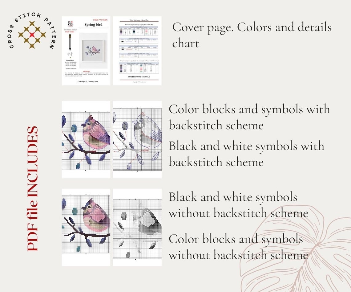 Christmas Santa Cross Stitch Pattern PDF Winter Counted Cross - Etsy