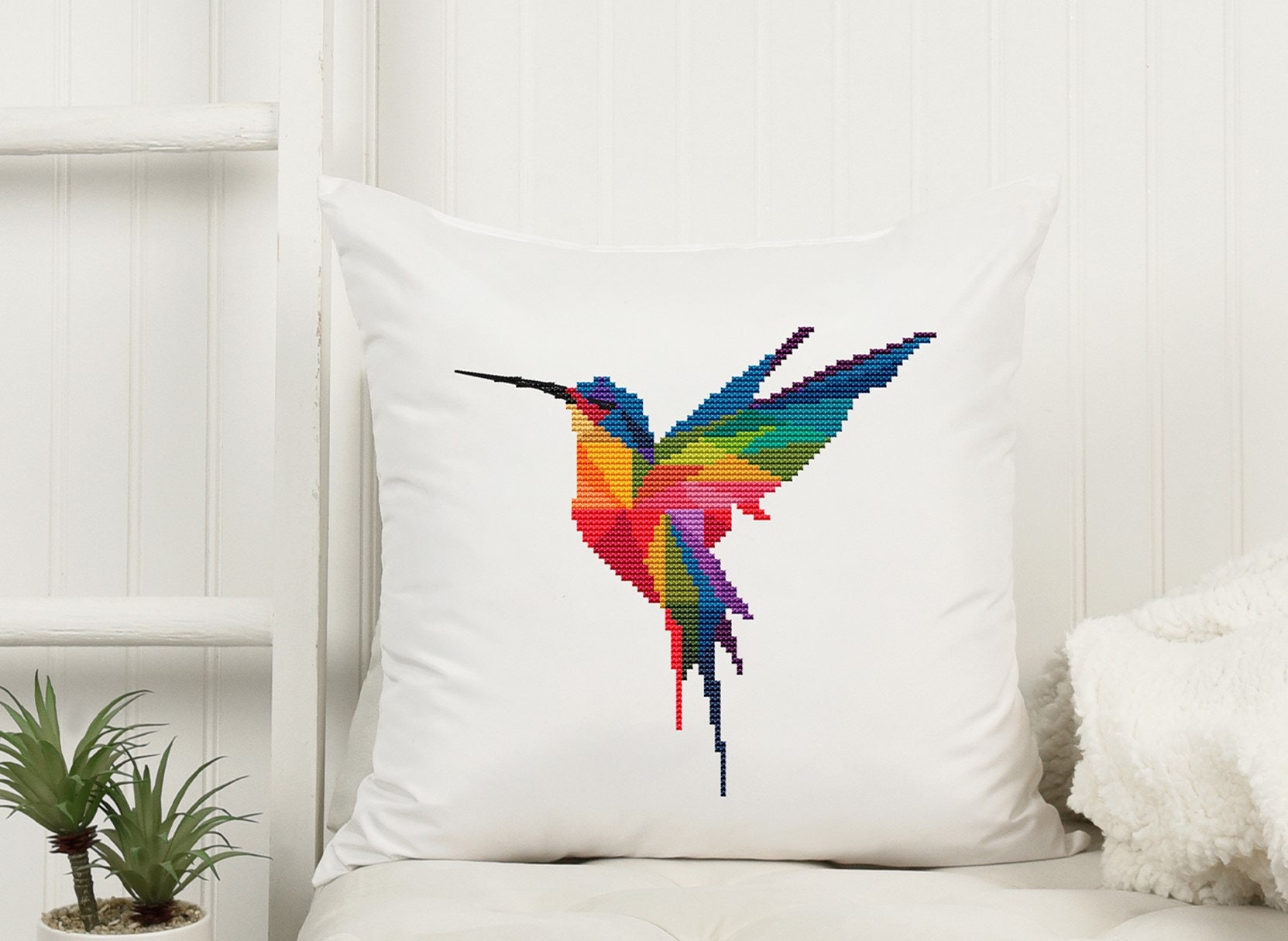 Hummingbird Cross Stitch Pattern Bird Cross Stitch Pattern - Etsy