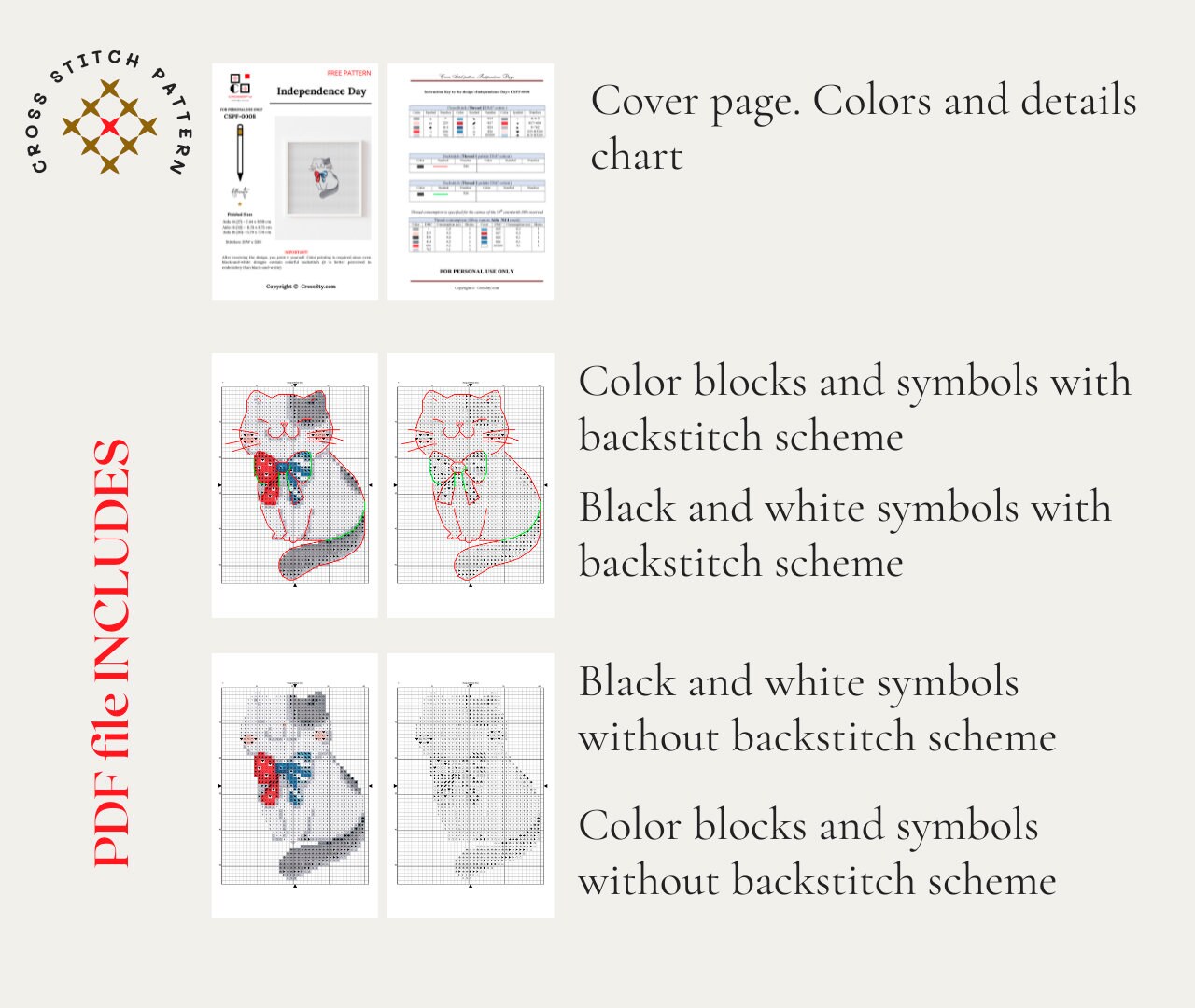 Christmas Mice Cross Stitch Pattern PDF Mice Cross Stitch - Etsy