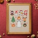 Christmas Sampler Cross Stitch Pattern, Christmas Cross Stitch Chart ...
