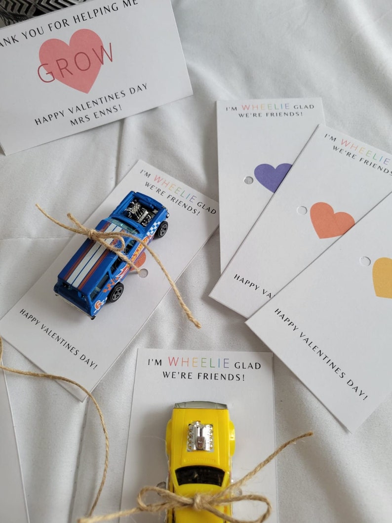 I'm WHEELIE Glad We're Friends! || Printable Valentines Day Card for ...