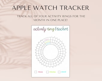 Activity Rings Tracker - Etsy
