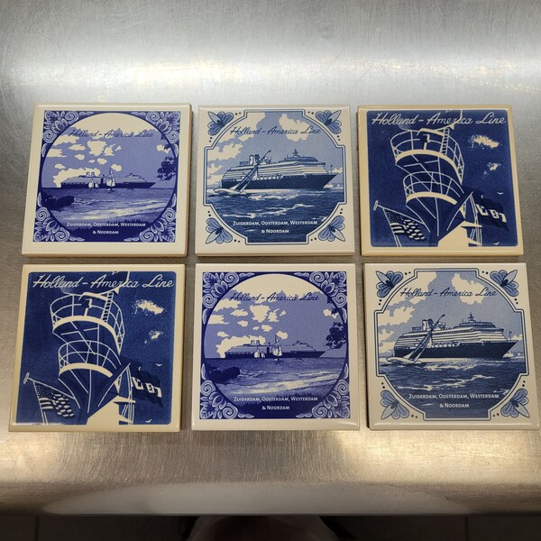 Delft Tiles Holland America - Etsy