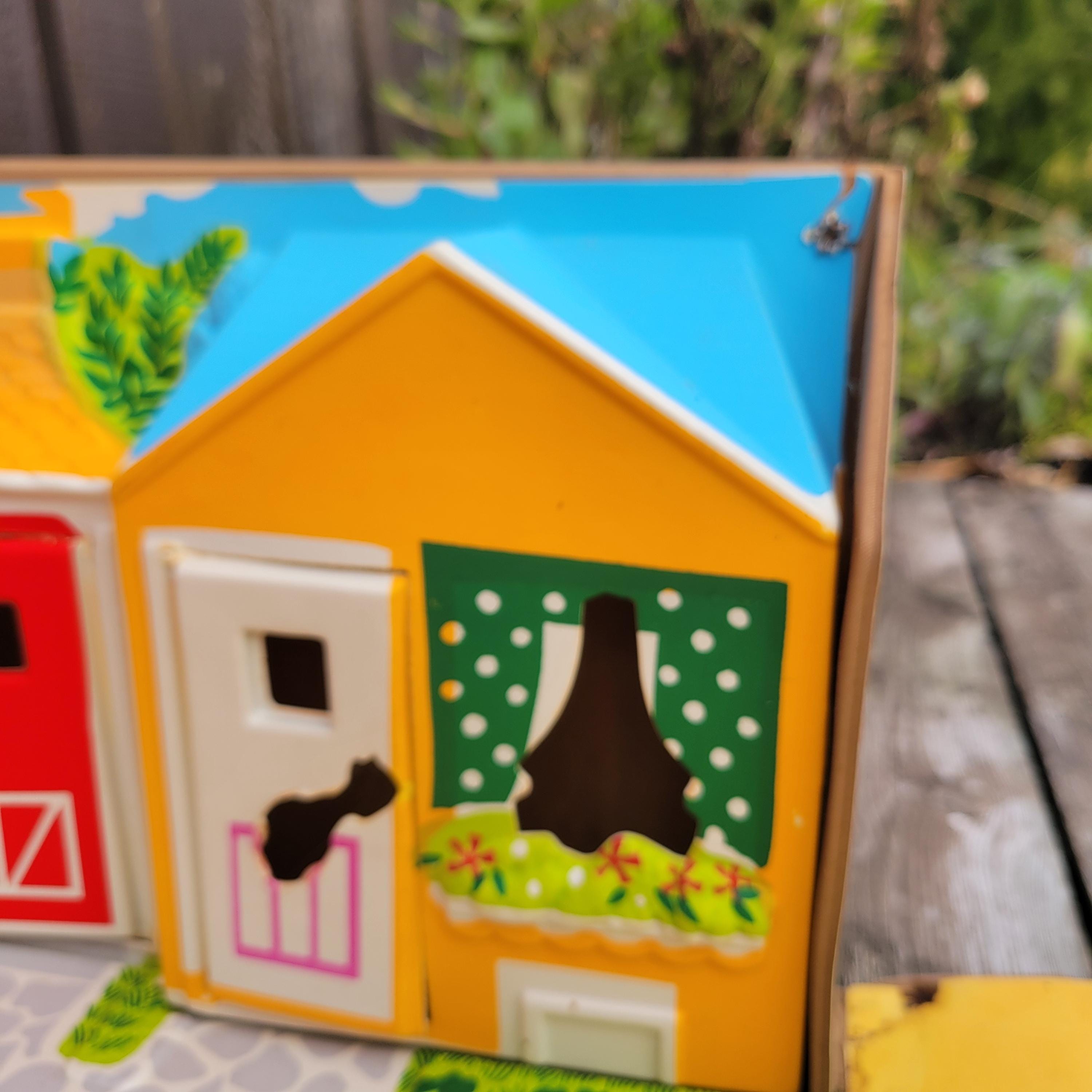Vintage Mattel Liddle Kiddle Town Playset, Little Diddle Doll, Town ...