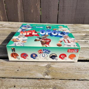 Vintage 1994 Nfl-opoly Football Board Game by TDC Games, "the Game of ...