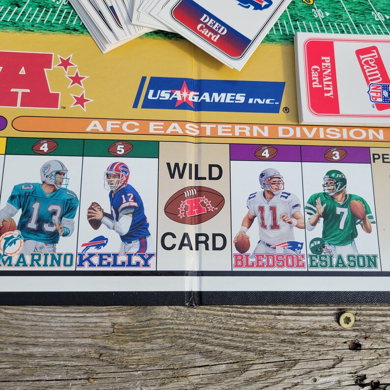 Vintage 1994 Nfl-opoly Football Board Game by TDC Games, the Game of ...