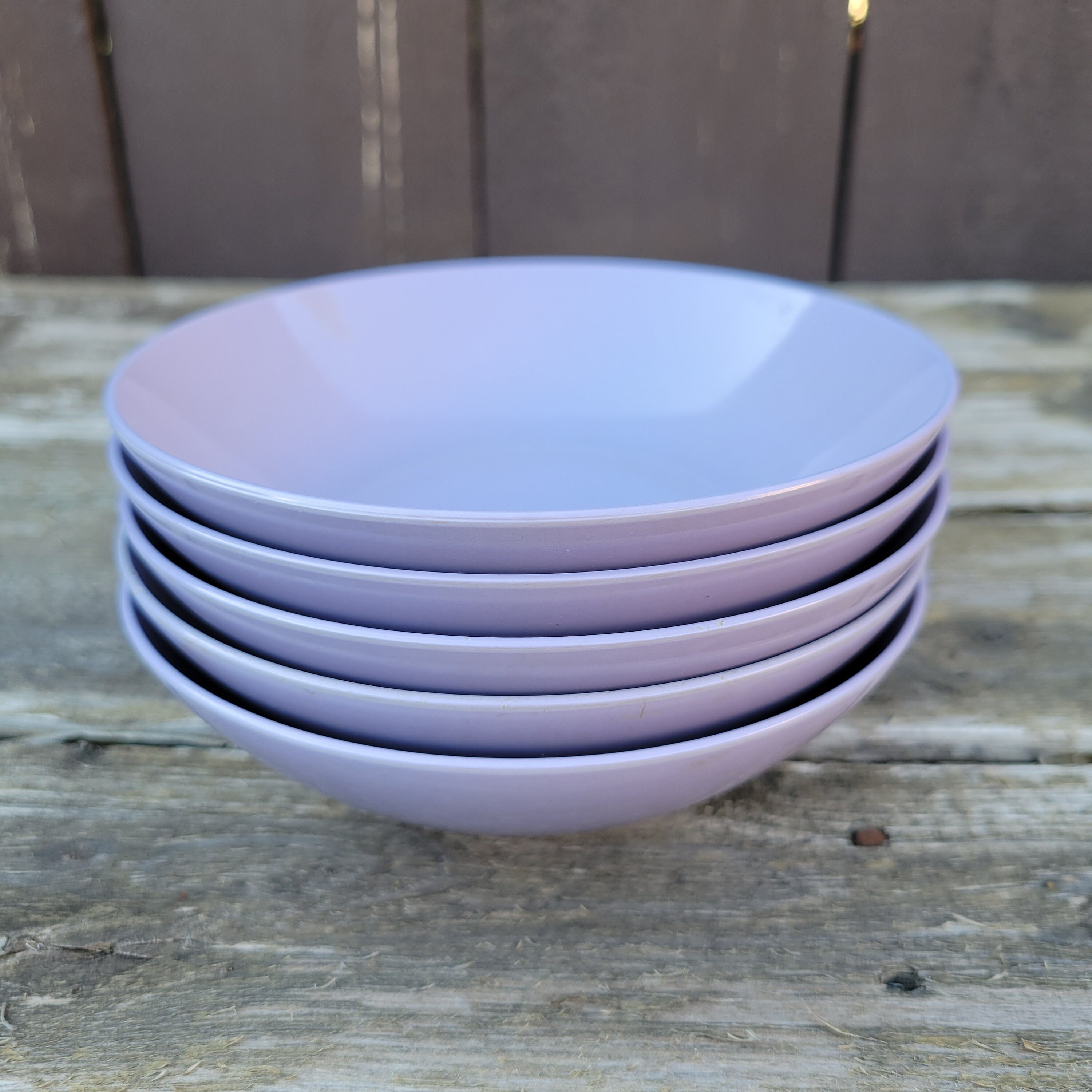Vintage Mar-crest Melmac Lilac Berry Bowls 308, corsage Pattern Styled ...